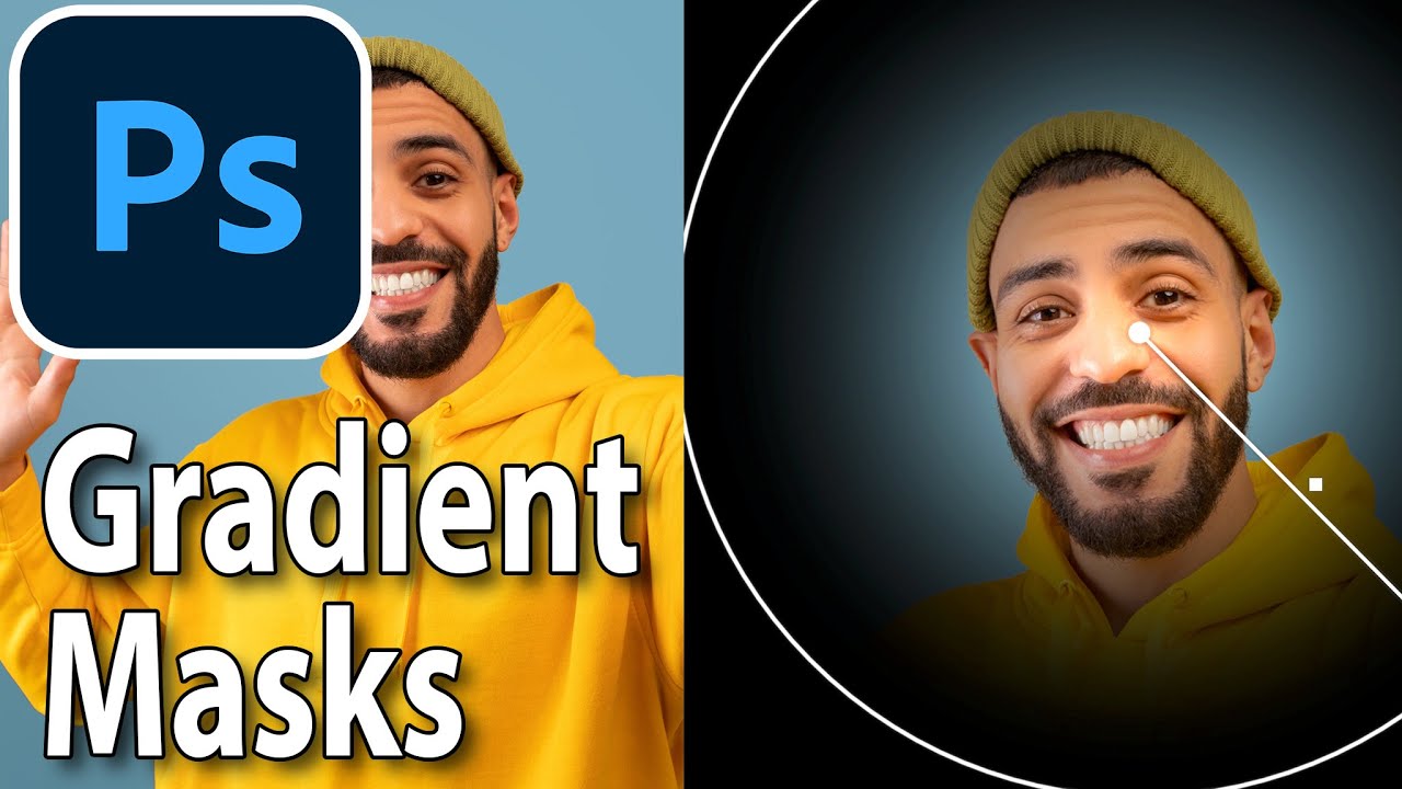 Photoshop Masking With NEW Gradients For Beginners | How To Tutorial ...