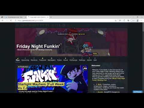 how to download fnf mods and the original game - YouTube