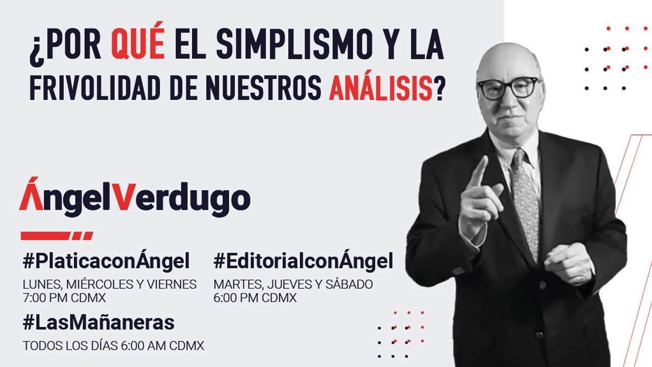 ¿Por qué el simplismo y la frivolidad de nuestros análisis? 16/10/23 ...