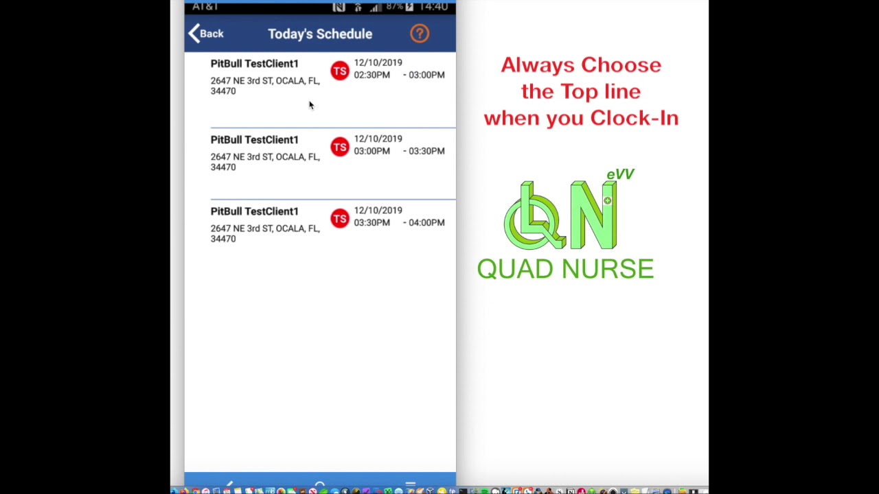 Quick Video on HHAExchange EVV Mobile App Clock-In with A Client ...