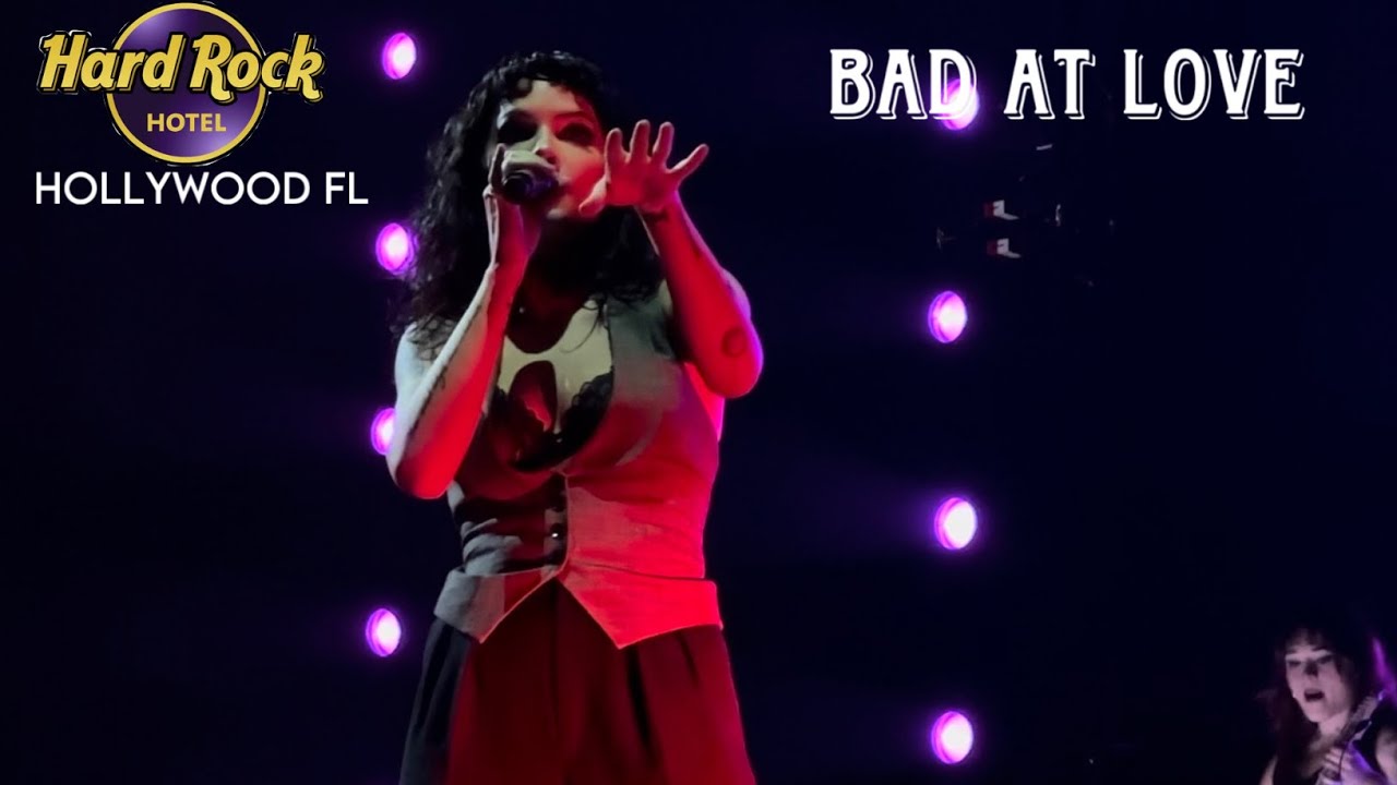 Halsey - Performs “BAD AT LOVE” Live at Hard Rock in Hollywood FL (FULL ...