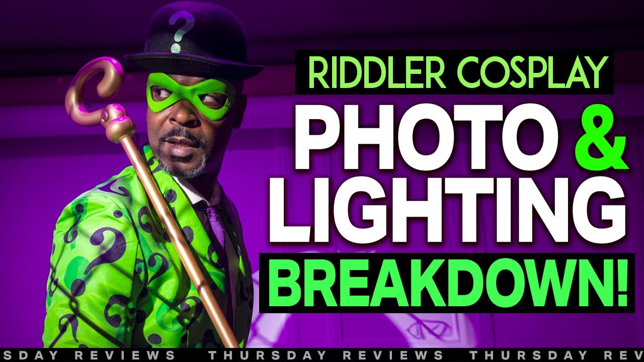 Photography & Lighting in Cosplay: Riddler Photo Session Breakdown ...