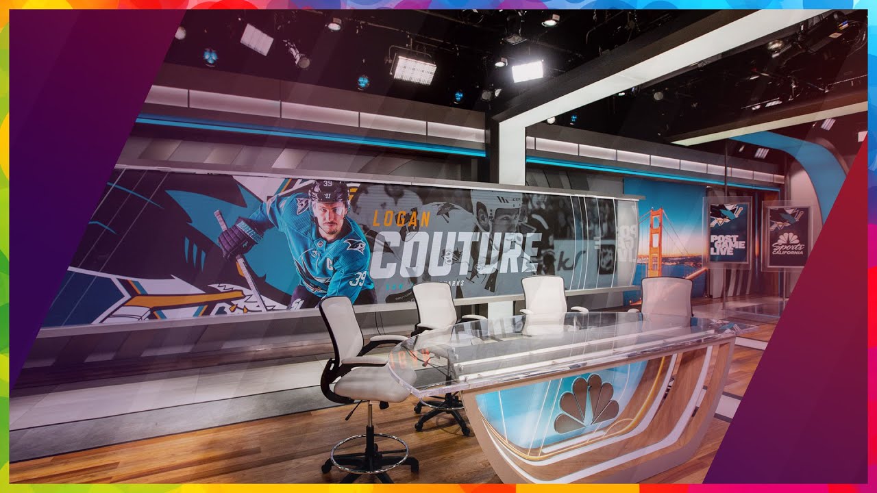 Inside a network television studio (NBC Sports, San Francisco) - YouTube