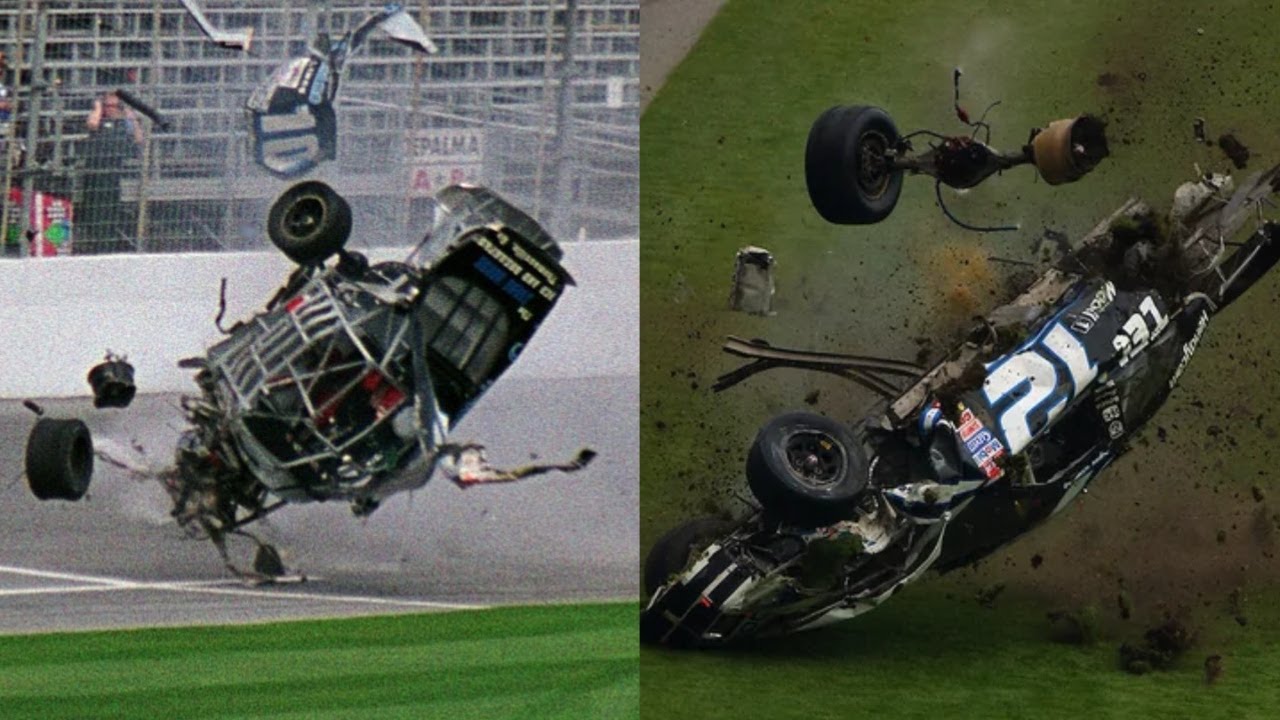 NASCAR Crash Comparison Compilation 5 | 201-250 - YouTube