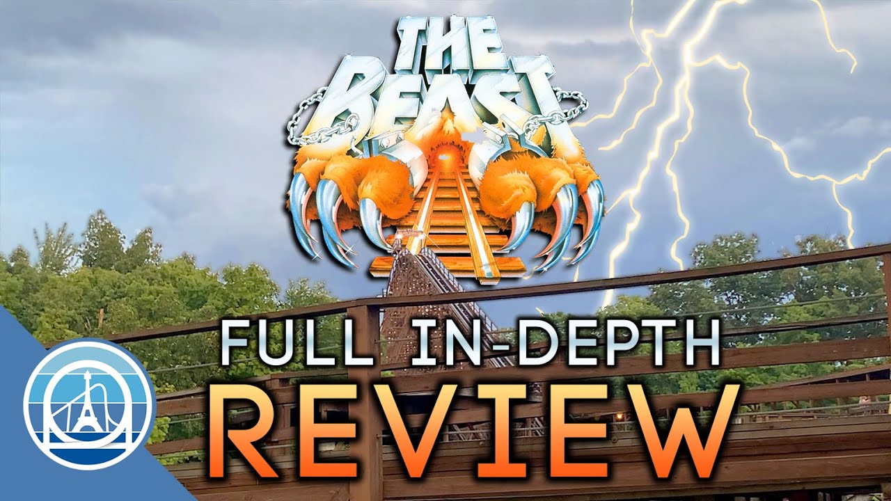 The Beast Full In-Depth Review | The World's Longest Wooden Coaster at ...