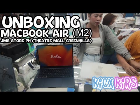 Episode #80: Unboxing Macbook Air (M2) at JMS Store Ph Theatre Mall Greenhills - YouTube