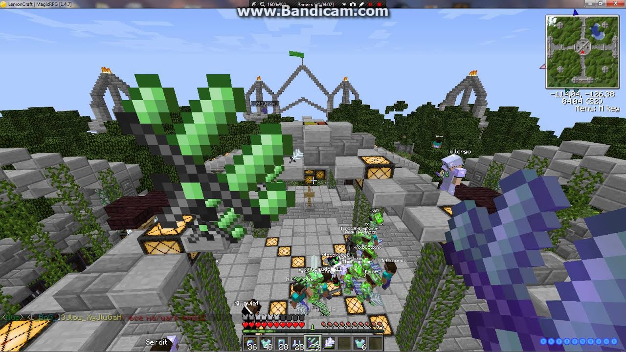Раздача ресов на LemonCraft (RPG) - YouTube