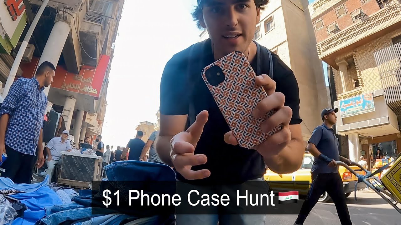 $1 Phone Case Hunt 🇮🇶 - YouTube