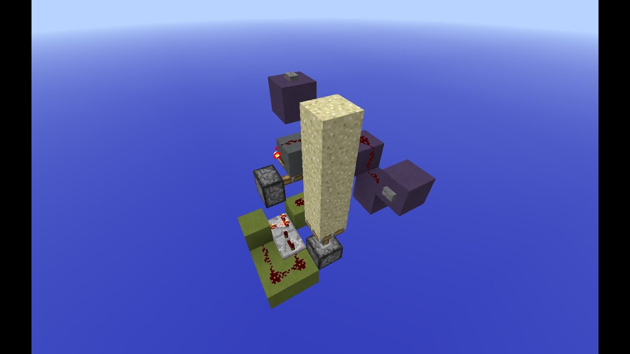 Minecraft: Redstone - Hidden Sand Entrance - YouTube