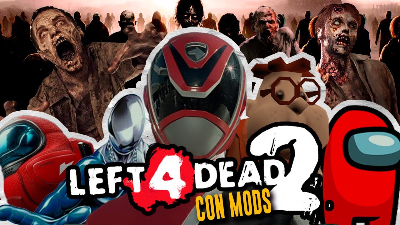 ALBAÑIL CHAKALON nos SALVA DE LOS ZOMBIES!!! LFD2 con MODS - YouTube
