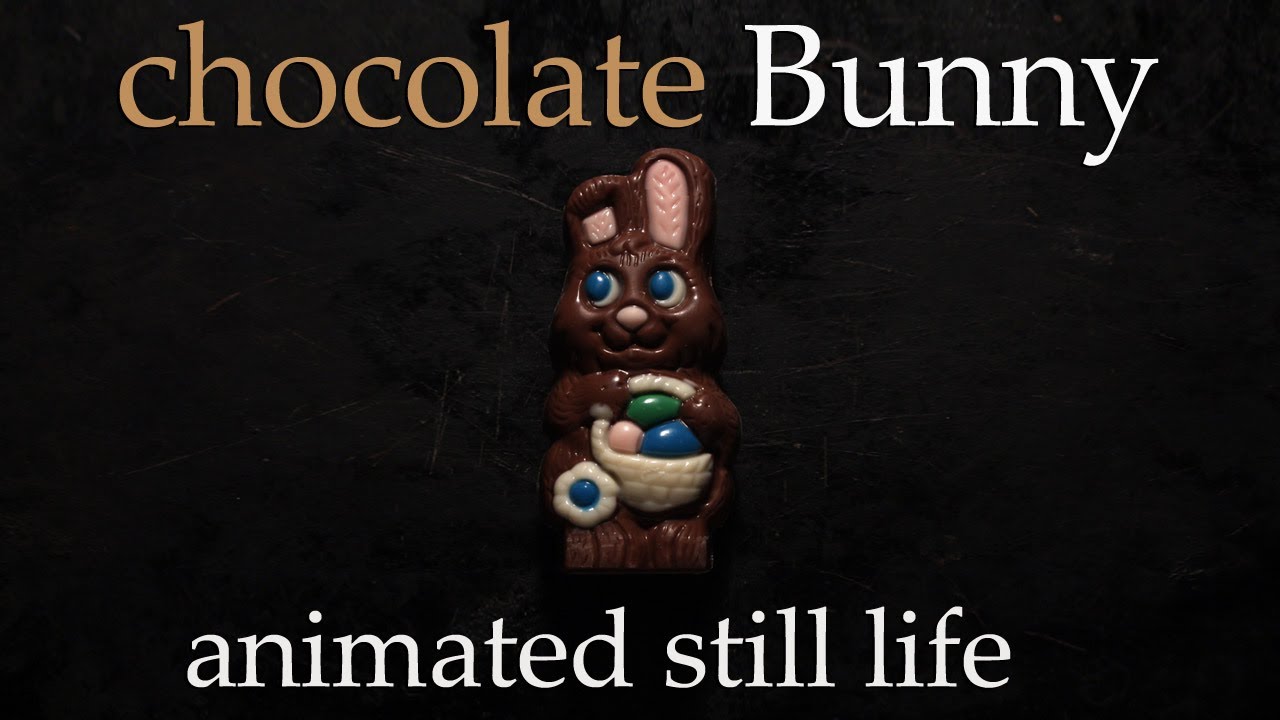 Easter Chocolate Bunny - Animated Still Life - YouTube