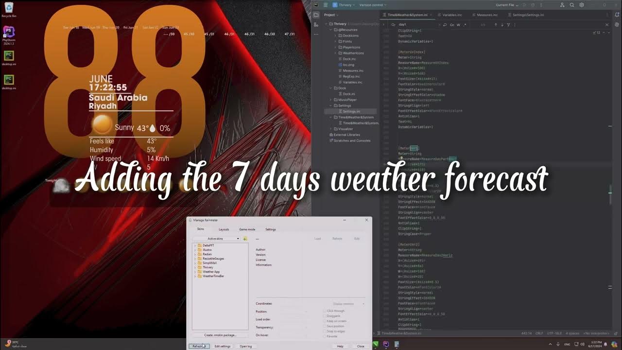 Creating My Own Weather Widget Zailong Hacking Minds - YouTube