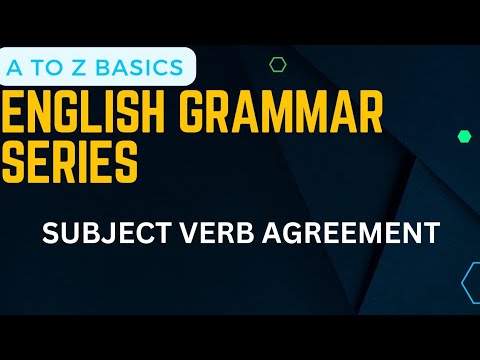 Subject verb agreement part 2|Grammar|css,mdcat,intermediate - YouTube