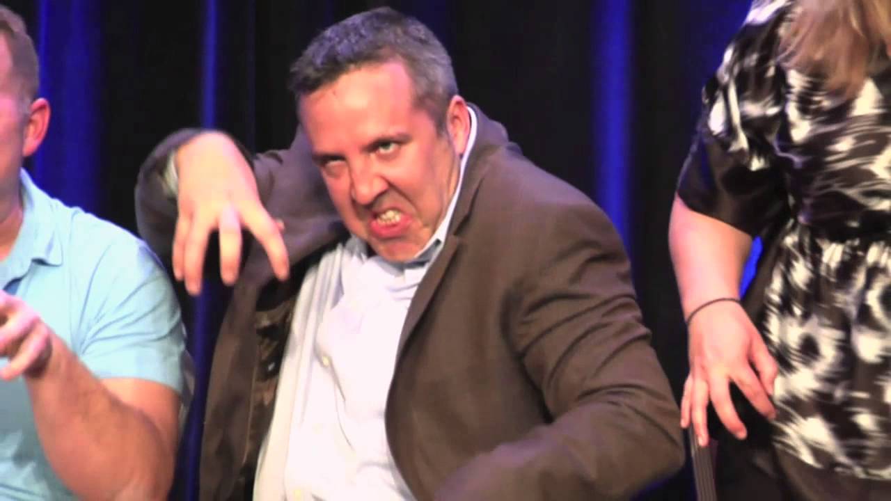 Corporate Event Entertainer Hypnotized my Boss! - YouTube