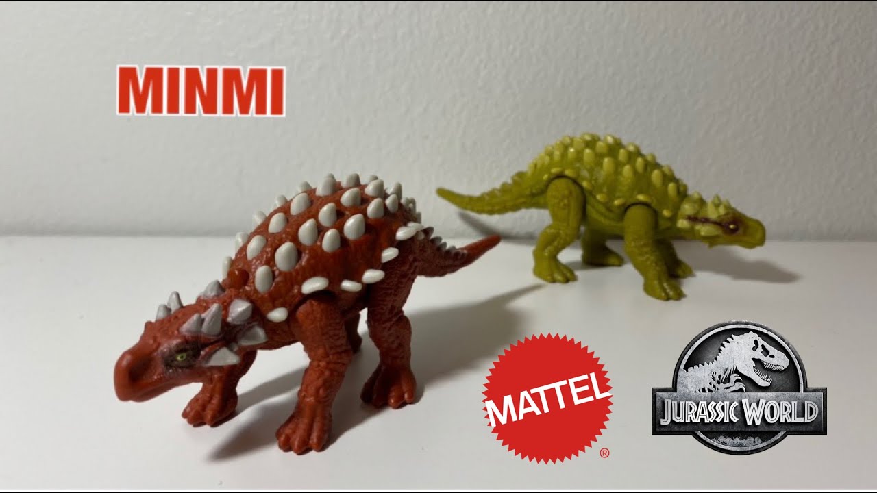 Mattel Jurassic World Primal Attack Attack Pack Minmi figure review ...