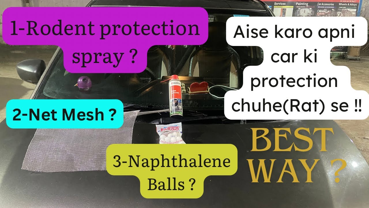100% rat protection | Rat mesh Installation | Rat proof car aise banao ...