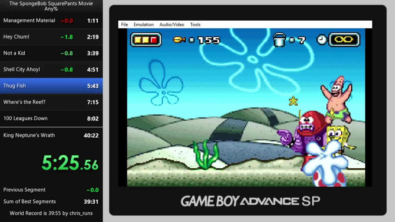 The Spongebob Squarepants Movie (GBA) in 39:40 (Old PB) - YouTube