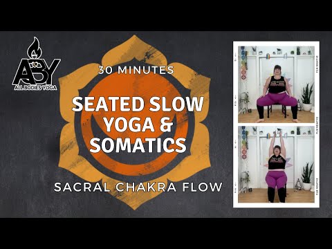 30 Minuted Seated Yoga & Somatics For The Sacral Chakra - YouTube