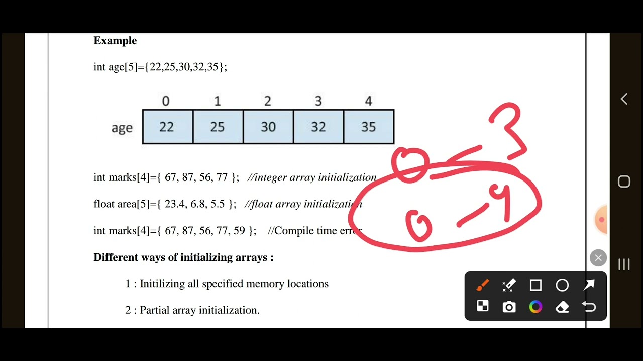 Introduction Array in C language - YouTube