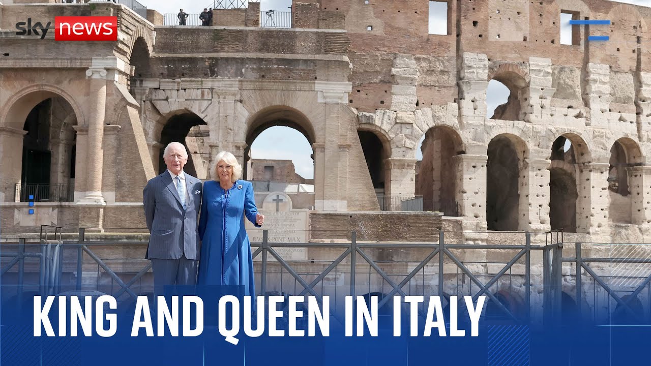 King Charles in Rome for Italy tour with Queen Camilla after health ...