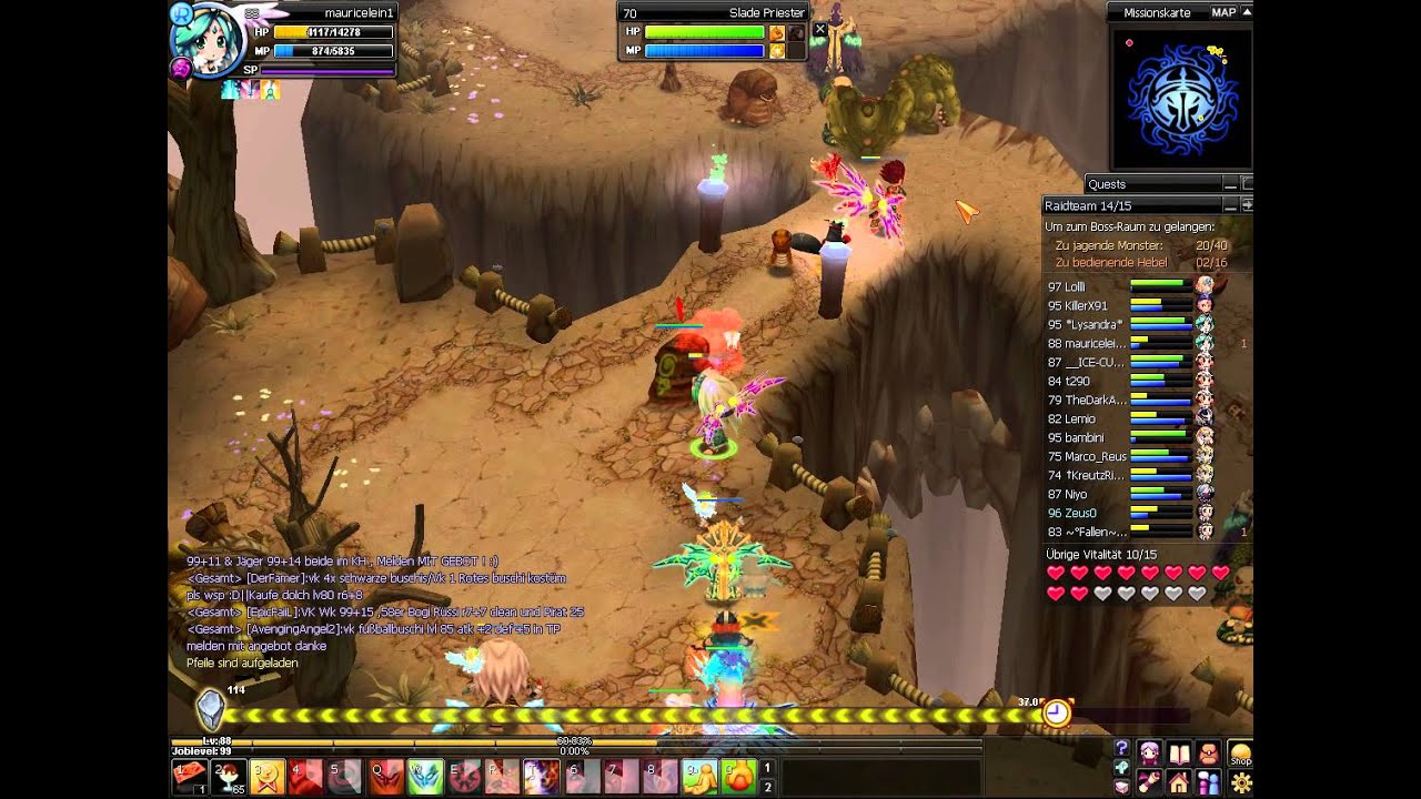 Let's Play Nostale : Riesen Slade Raid Part [1] - YouTube