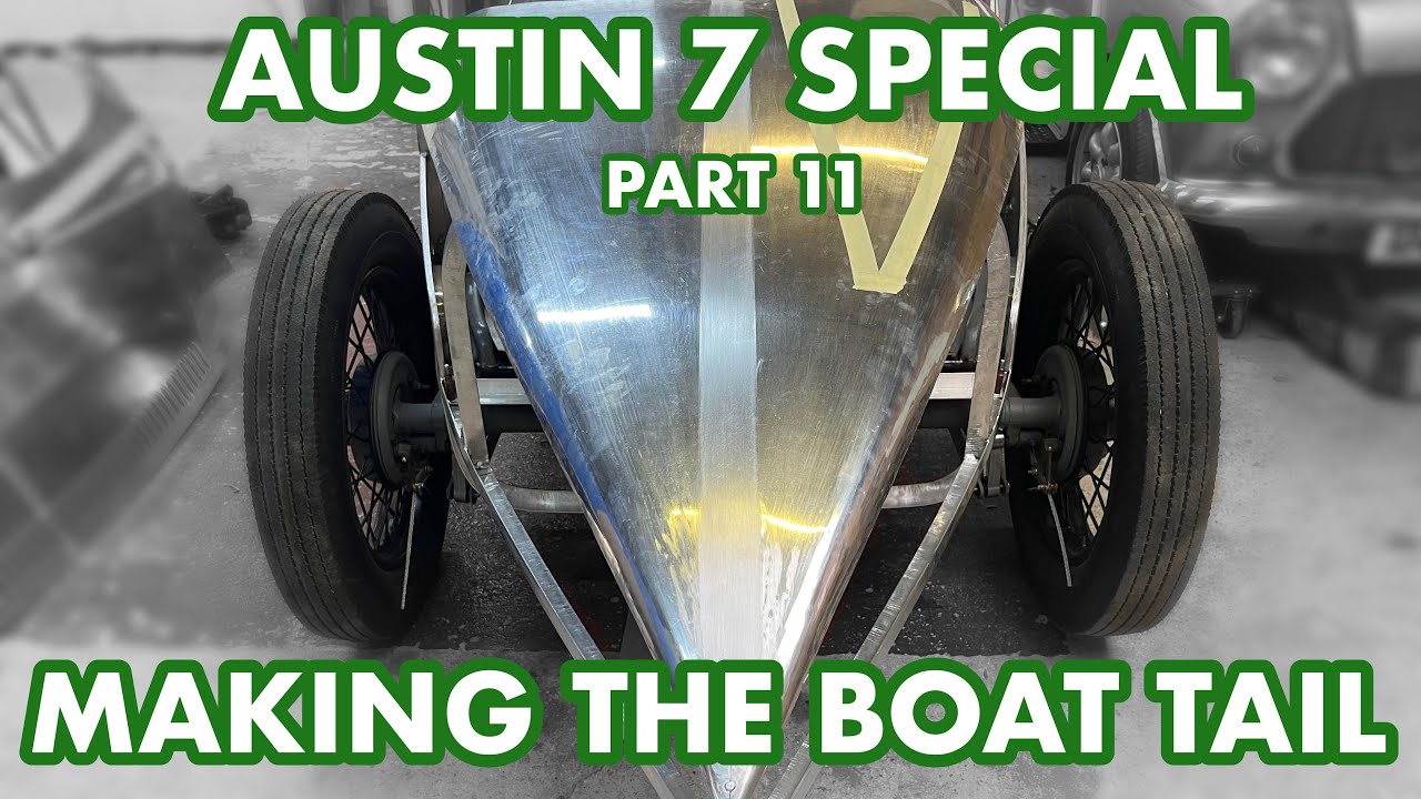 Austin 7 special - part 11 - making a pre war boat tail - YouTube