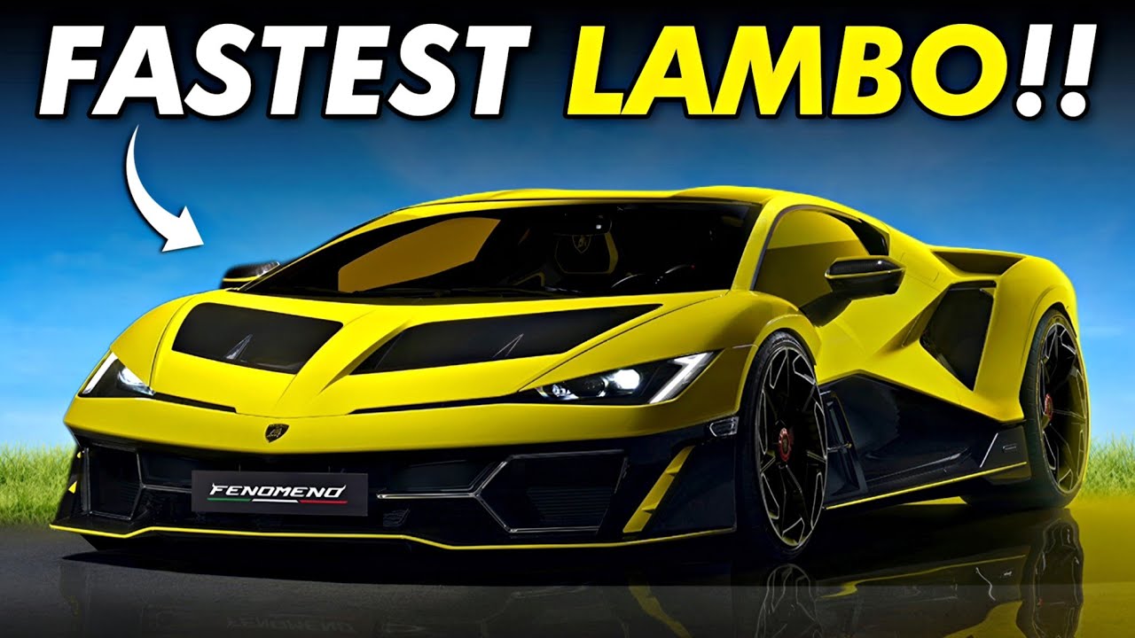 New “Fenomeno” is the Most Powerful & Fastest Lamborghini Ever Made ...