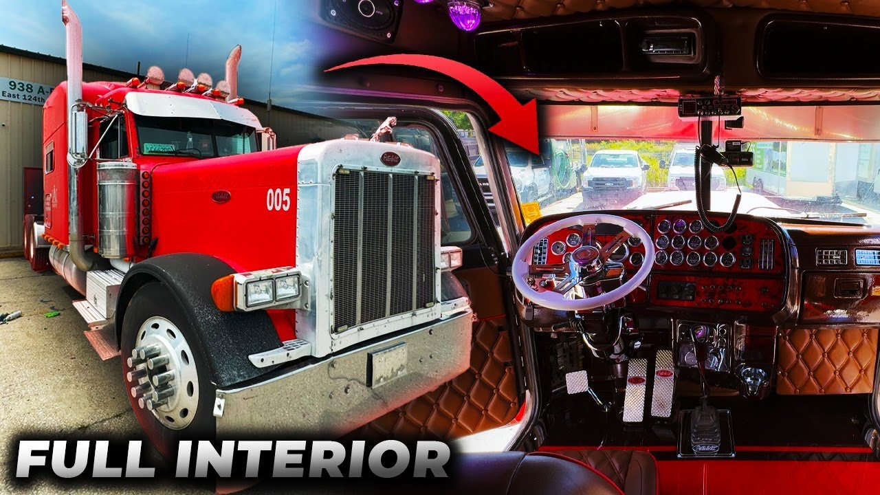 Epic Upgrade! Peterbilt 379’s New Interior Design Floor’s, Panel’s ...