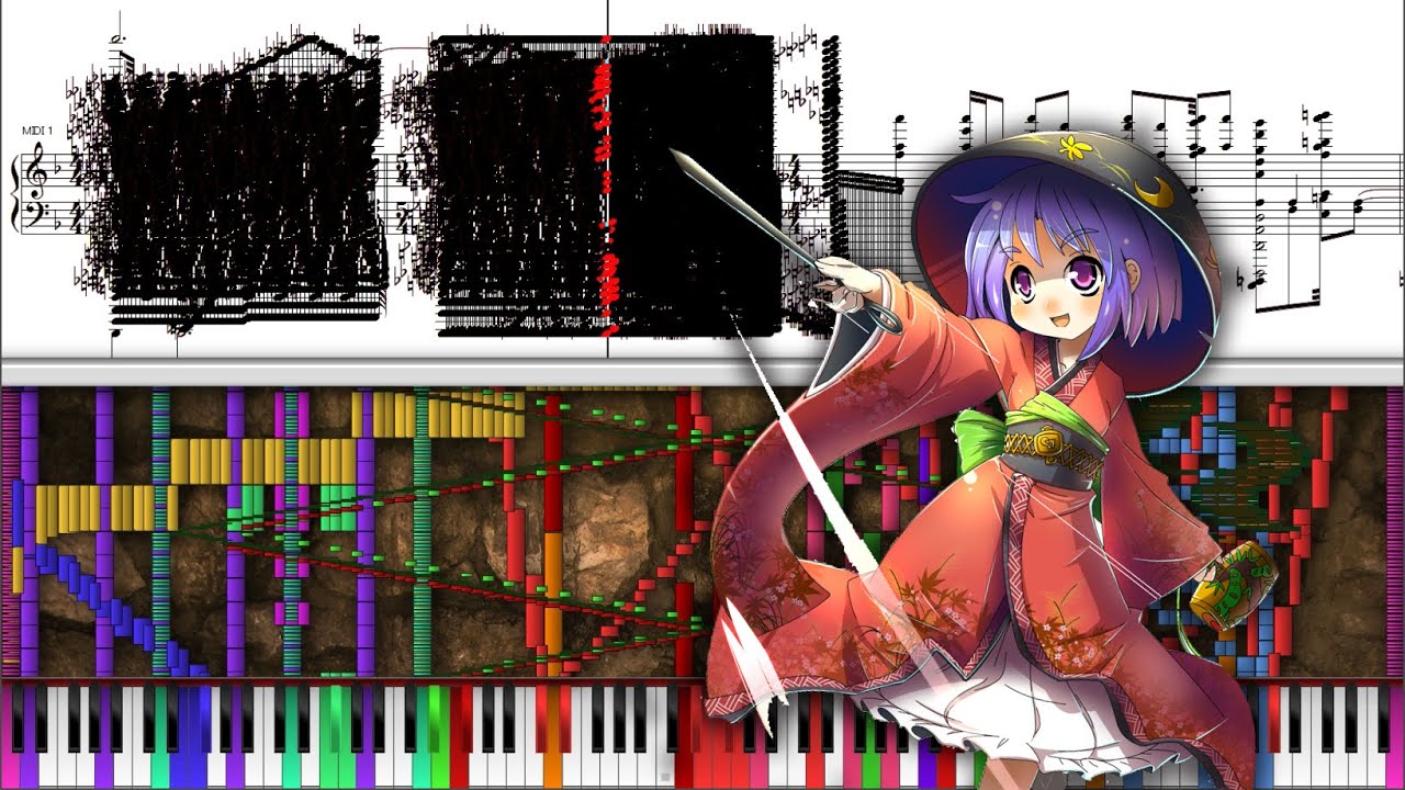 Black Score: Touhou 14 - Mysterious Purification Rod | 300,000 Notes ...