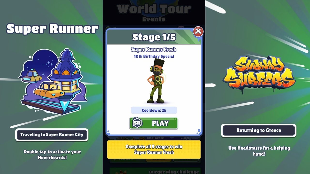 SUBWAY SURFERS GREECE 2022 : SUPER RUNNER FRESH !! - YouTube
