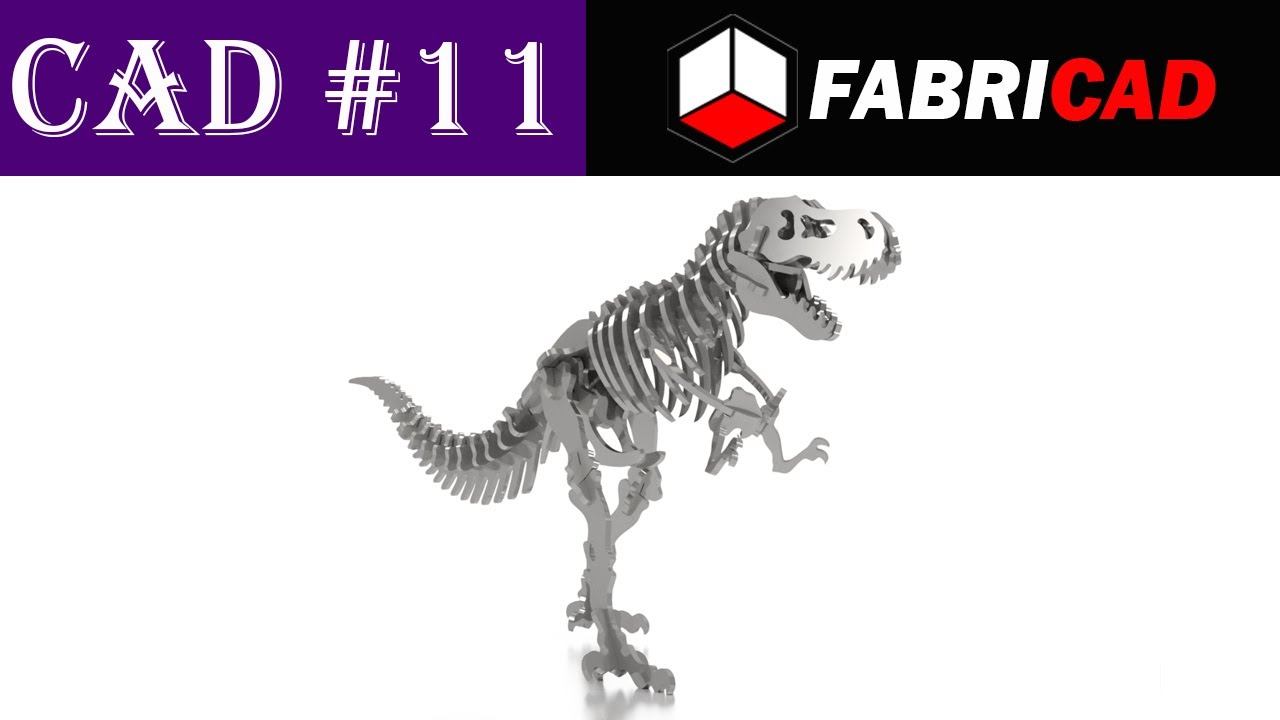 T REX LASER CUTTING - (T REX CORTE LASER) Autodesk Inventor - YouTube