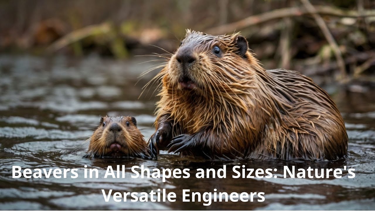 Beavers in All Shapes and Sizes: Nature's Versatile Engineers - YouTube