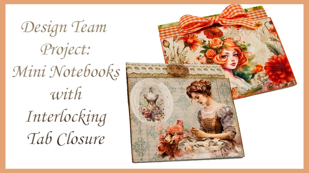 Design Team Project: Mini Notebook with Interlocking Tab Closure - YouTube