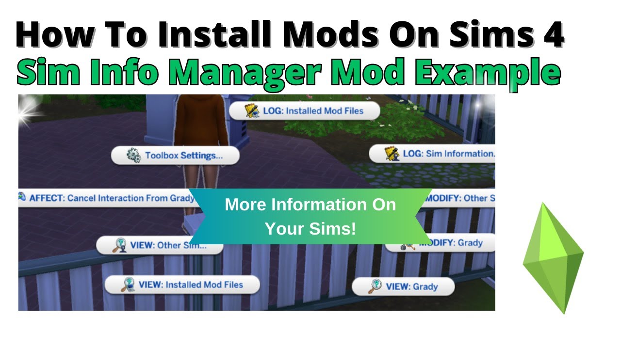 How To Install Sim Info Manager Mod For Sims 4 | 2024 - YouTube