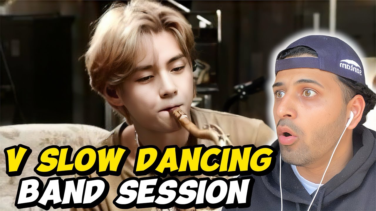 FIRST TIME REACTION TO V SLOW DANCING BAND SESSION! - YouTube