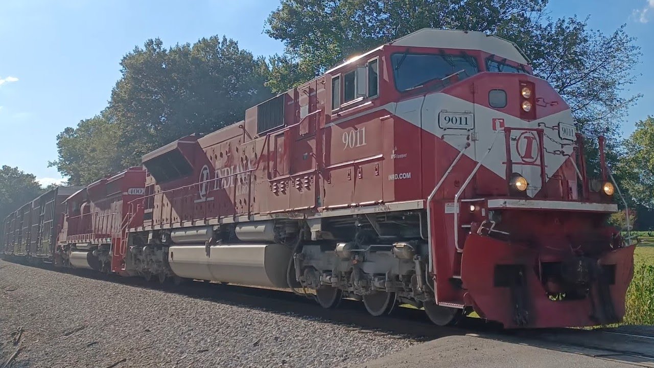 INRD 9011 leads HWSA through Linton, IN - YouTube