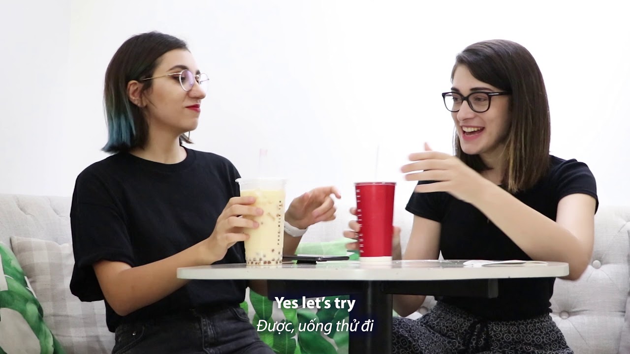HOW TO ORDER IN ENGLISH? || SADEC EDUCATION - PHUC MILK TEA - YouTube