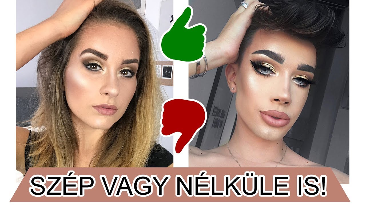 Úgy sminkeltem mint James Charles! - Túl sok smink - - YouTube