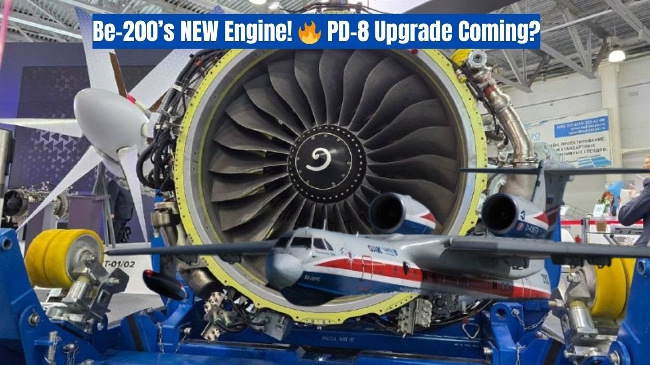 Can PD-8 Engines Save Russia’s Be-200 Amphibious Plane? - YouTube