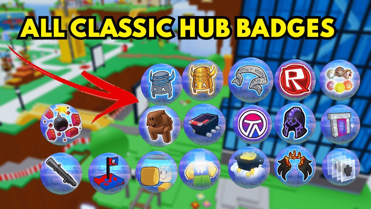 How to Get ALL Badges in The Classic Event HUB roblox - YouTube