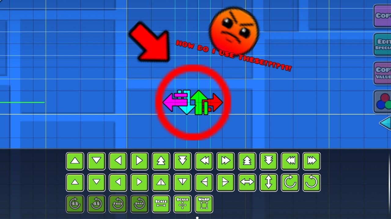 Geometry Dash 2.2 - How To Use Gameplay Rotation Trigger Properly - YouTube