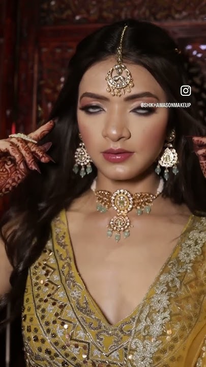 Beautiful Haldi Bride Makeupartist Makeuplook Makeupshorts Haldibride Youtube