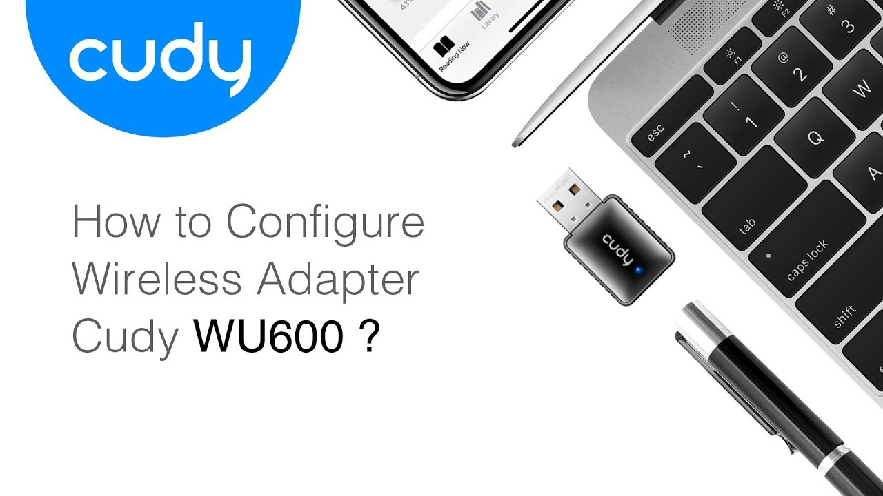 How to Install Cudy WiFi Adapter WU600 ？ - YouTube