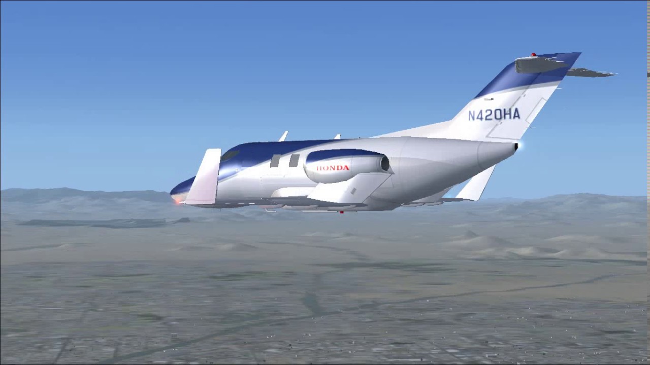 FSX Multiplayer Madness: Honda Jet in Arizona! Full Flight - YouTube