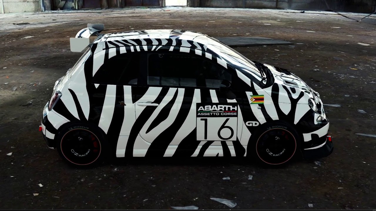 The return of the Zebra! Abarth Assotto Corse livery for Gent Drivers ...