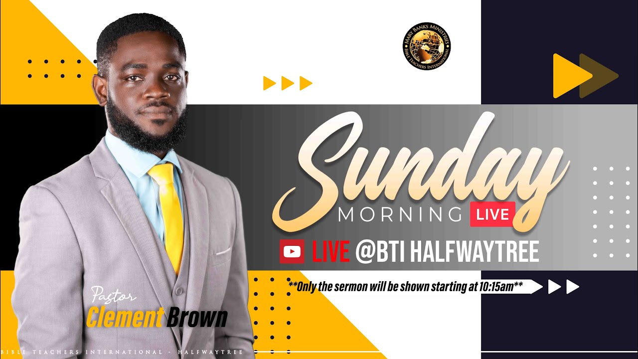 Pastor Clement Brown || Sunday Morning Live - YouTube