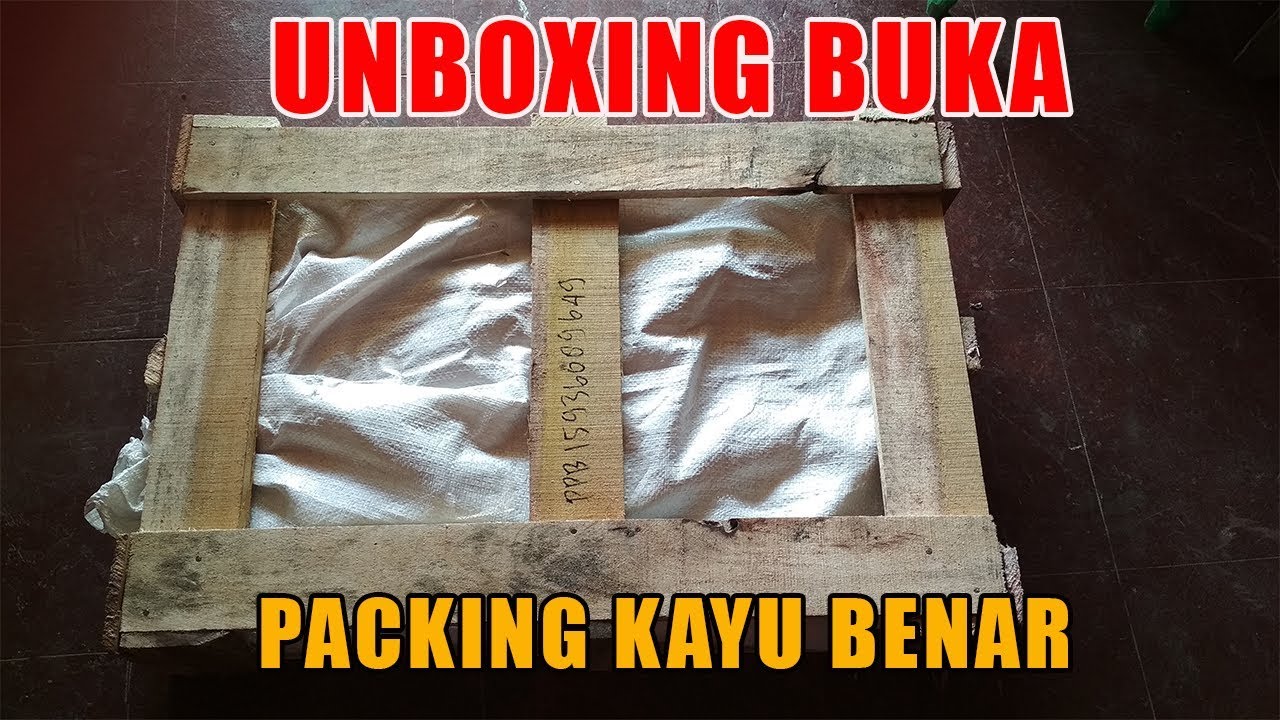 UBOXing Paket Packing Kayu || JNE & POS INDONESIA - YouTube