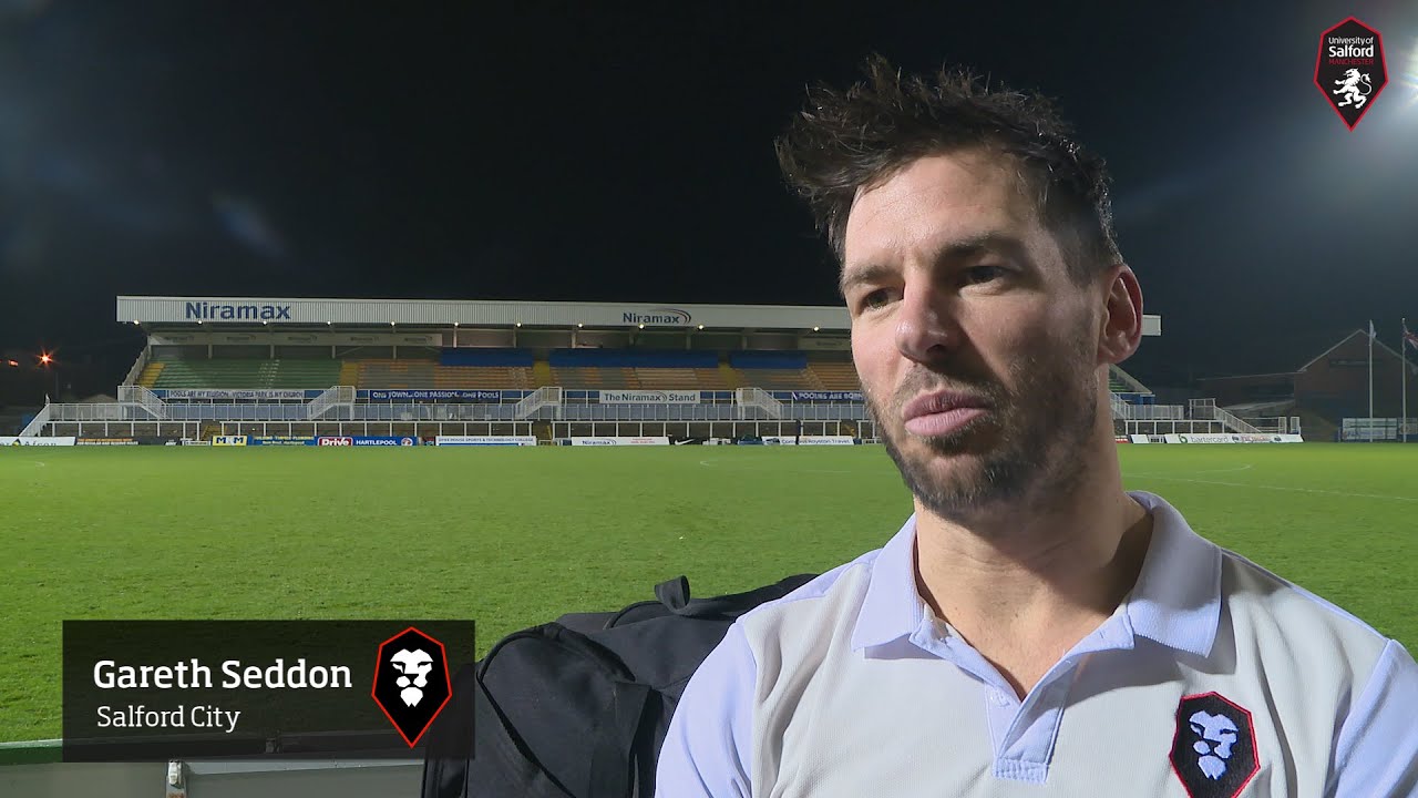 Hartlepool United 2-0 Salford City - Gareth Seddon post-match interview ...
