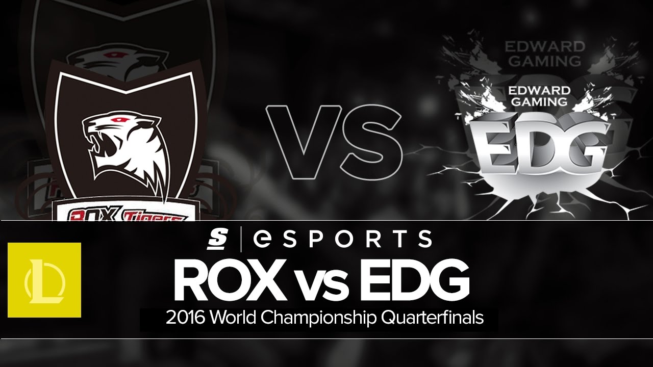 Highlights: ROX vs EDG (Worlds 2016 Bracket Stage - Quarterfinals) - YouTube