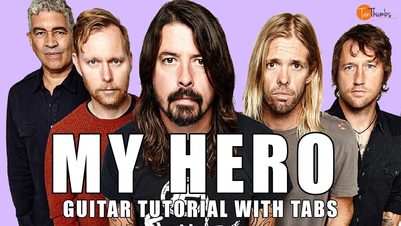 My Hero - Foo Fighters - Guitar Tutorial with Tabs - YouTube